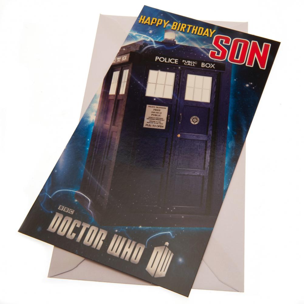 Doctor Who Birthday Card Son – Trident
