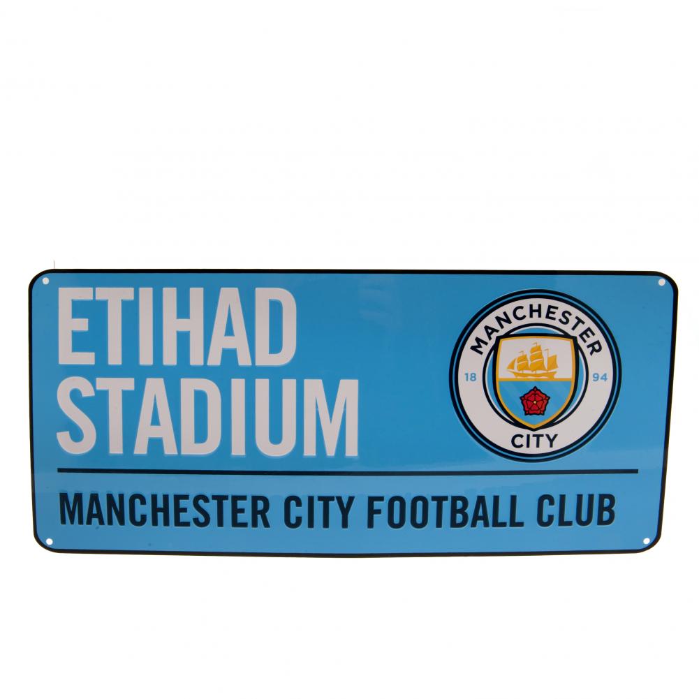 Manchester City FC Colour Street Sign – Trident
