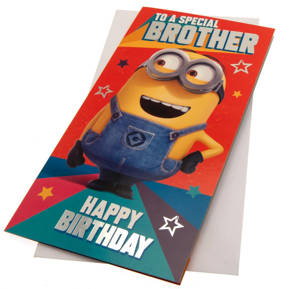 Despicable Me 3 Minion Birthday Card Brother – Trident