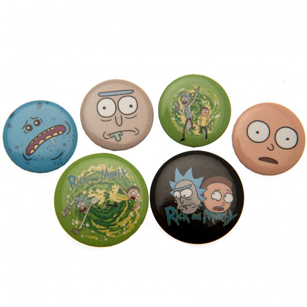 Rick And Morty Button Badge Set – Trident