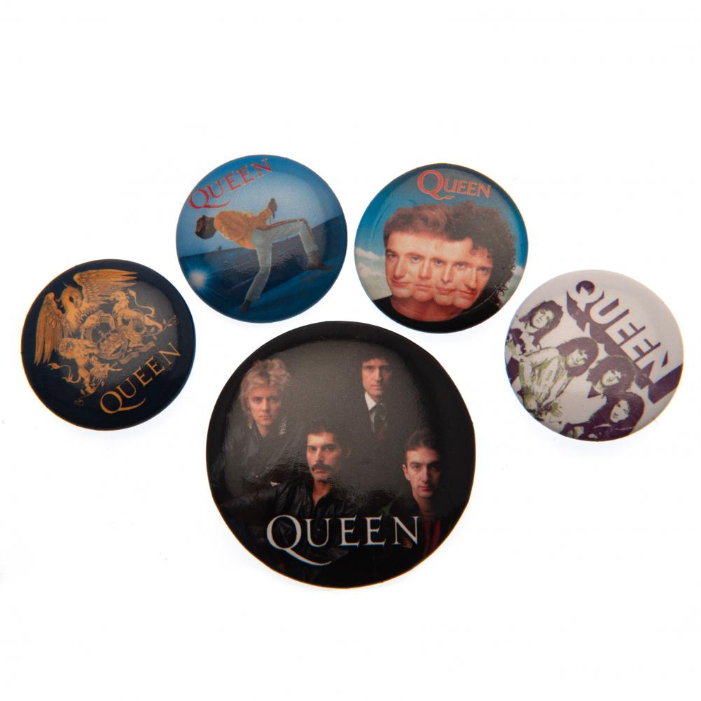 Queen Button Badge Set – Trident