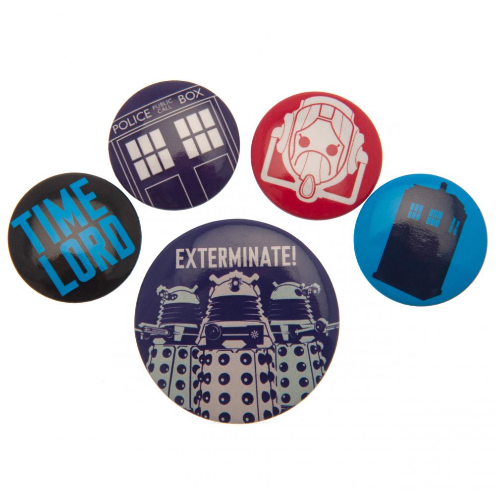 Doctor Who Button Badge Set – Trident