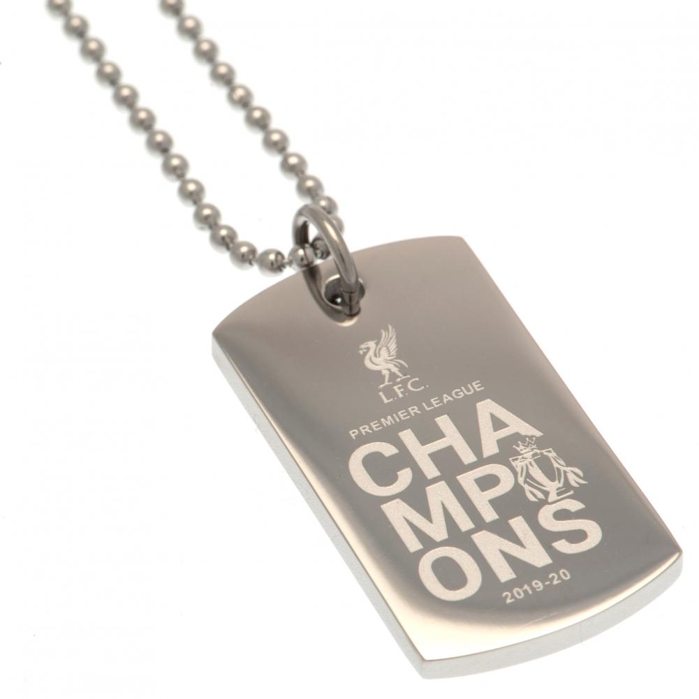 Liverpool FC Premier League Champions Engraved Dog Tag – Trident