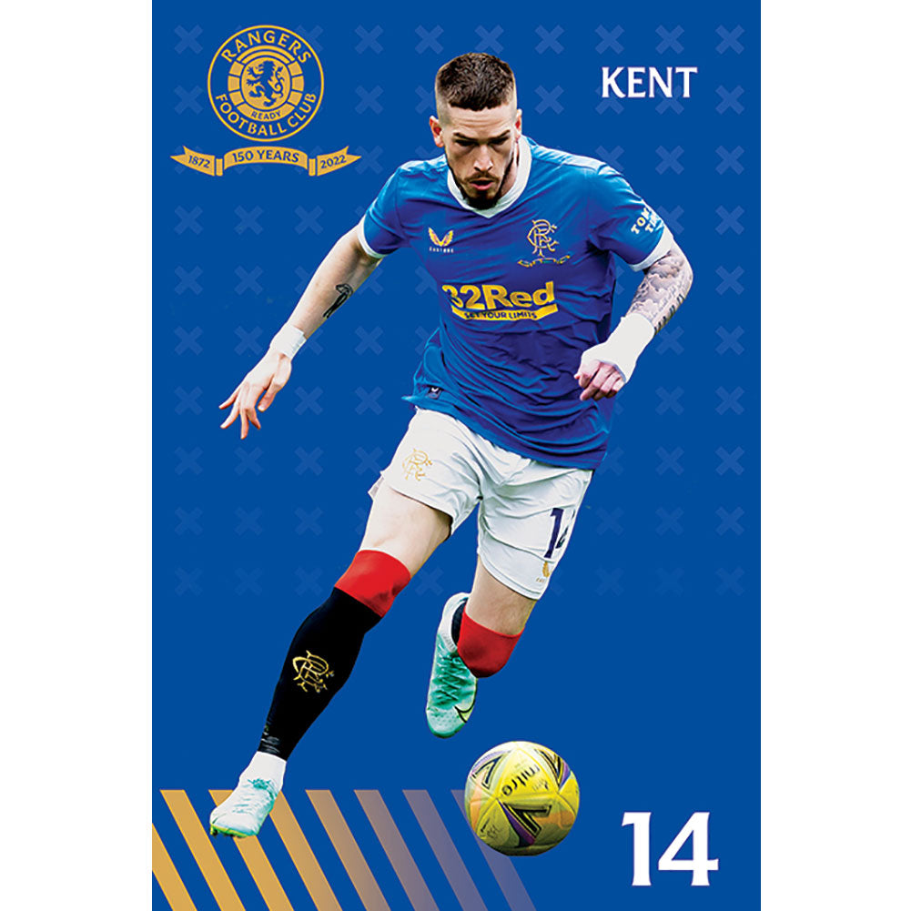 Rangers FC Poster Kent 8 – Trident