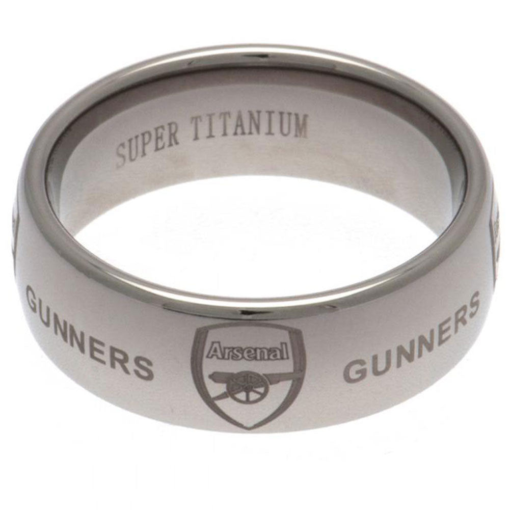 Arsenal FC Super Titanium Ring Small – Trident