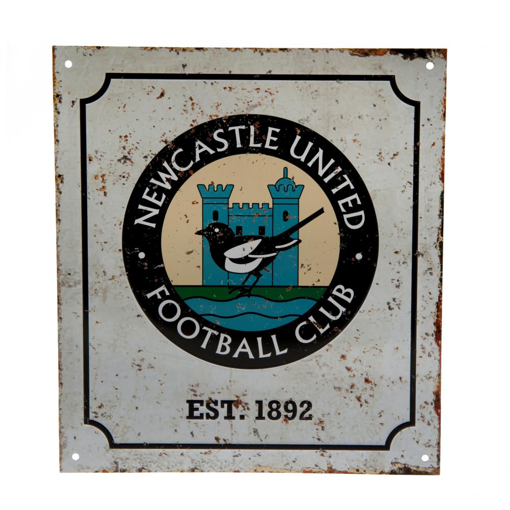 Newcastle United FC Retro Logo Sign – Trident