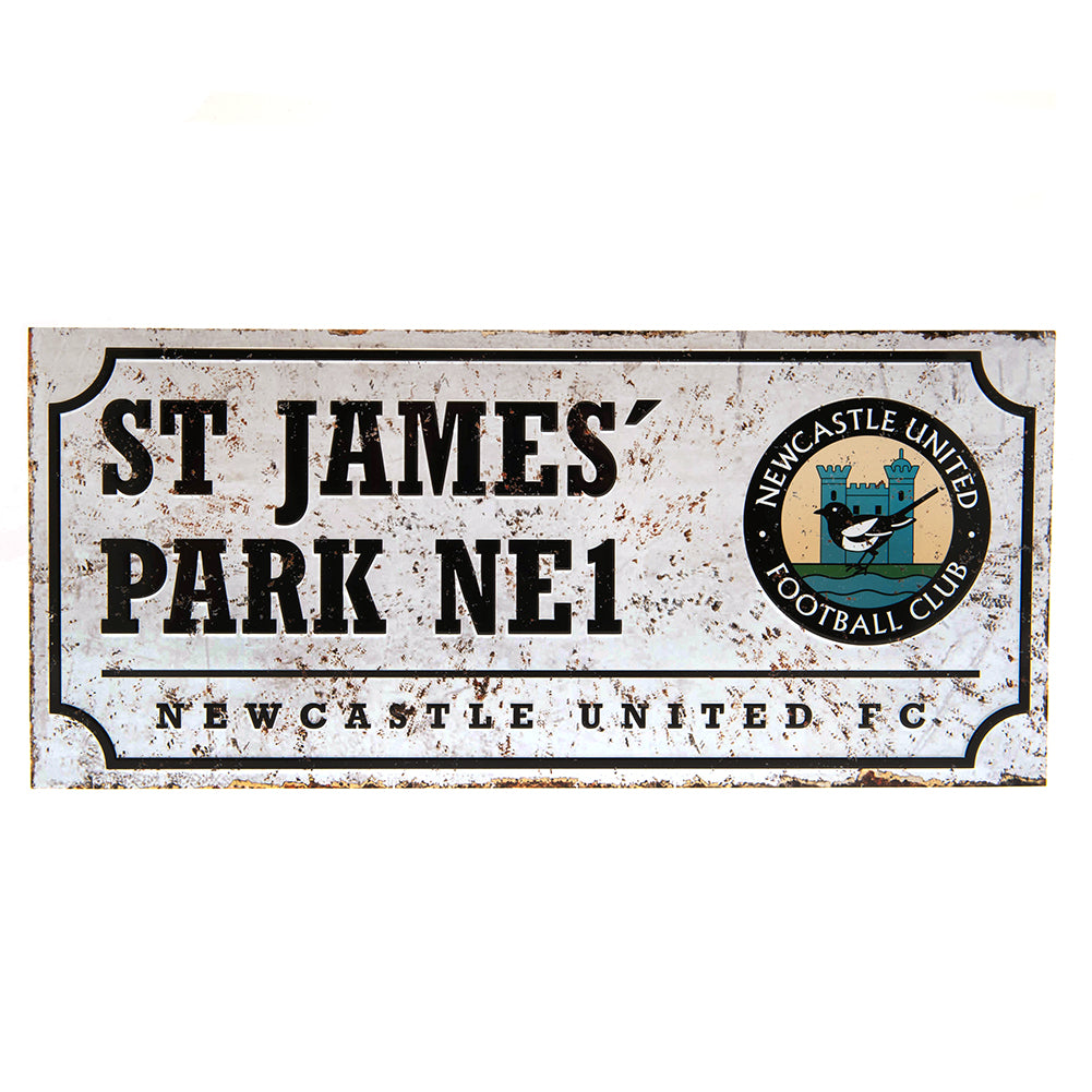 Newcastle United FC Retro Street Sign – Trident