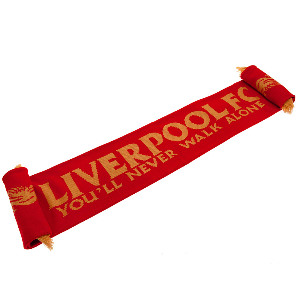 Liverpool FC Gold Liverbird Scarf – Trident