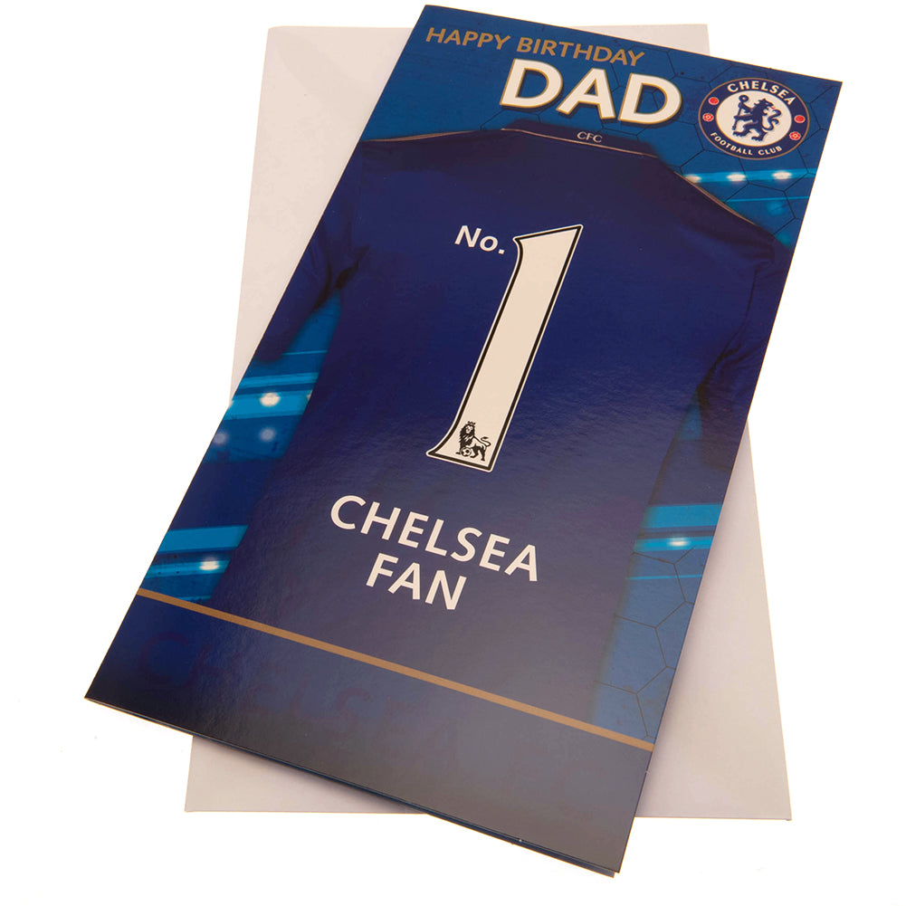 Chelsea FC No. 1 Dad Birthday Card – Trident