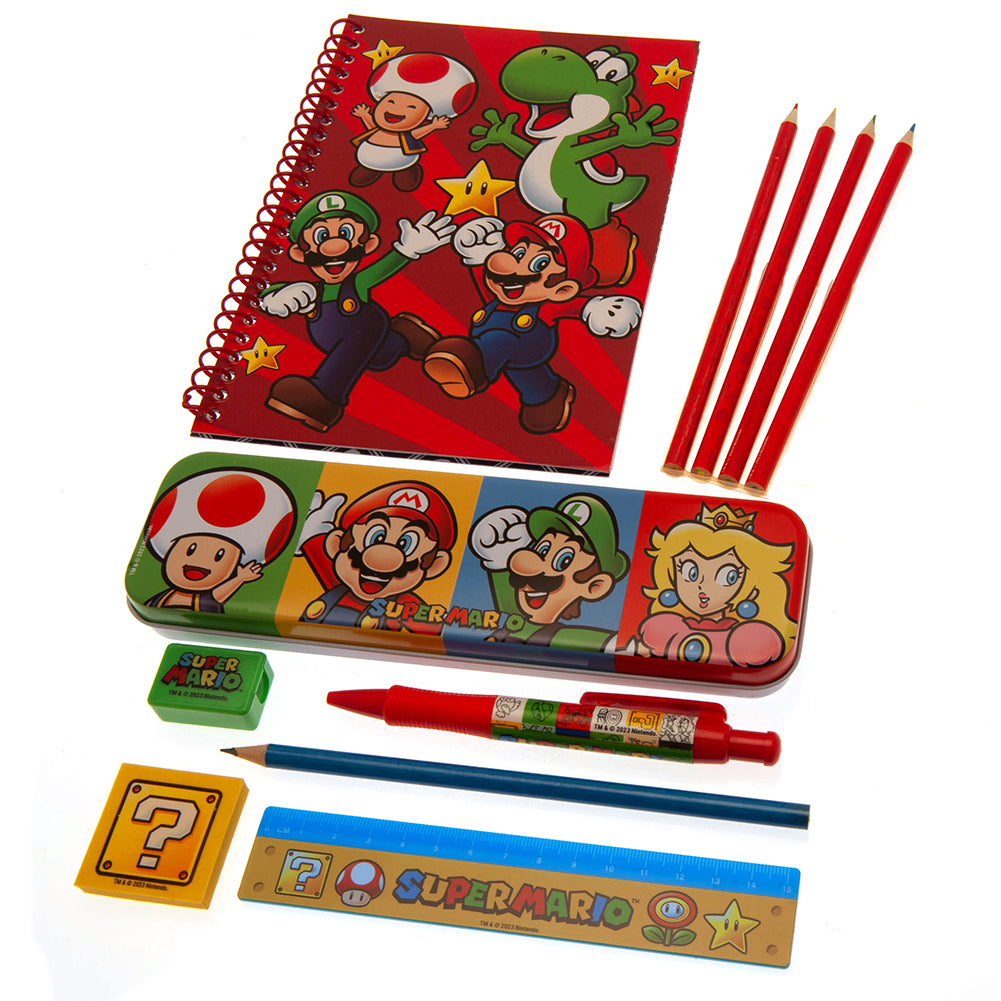 Super Mario Bumper Stationery Set – Trident