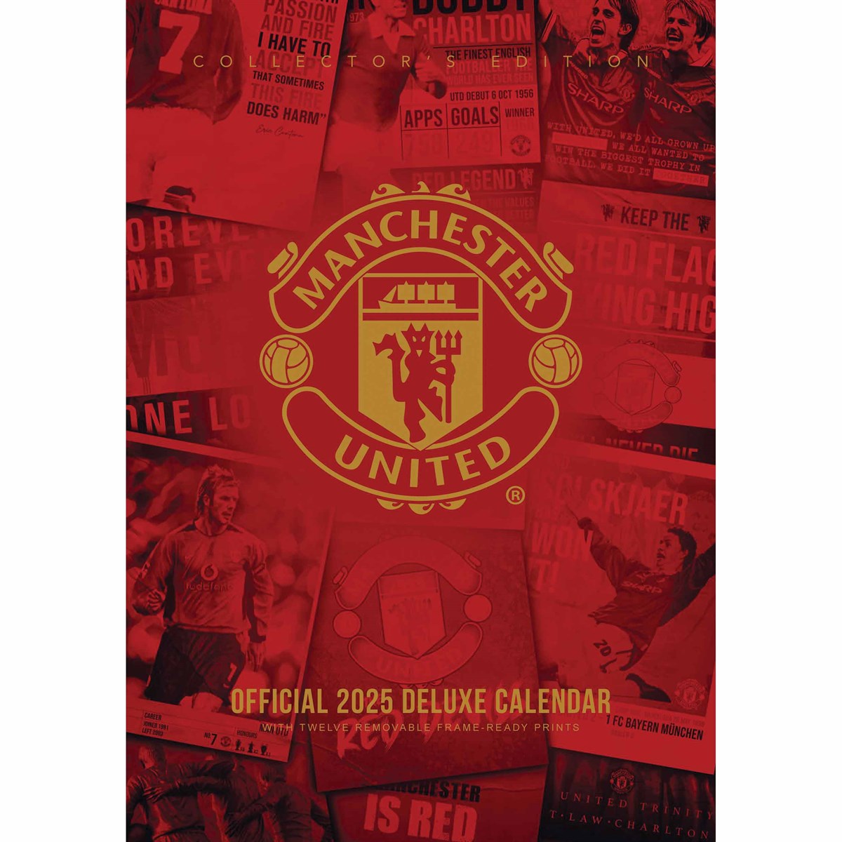 Manchester United FC Deluxe Calendar 2025 – Trident