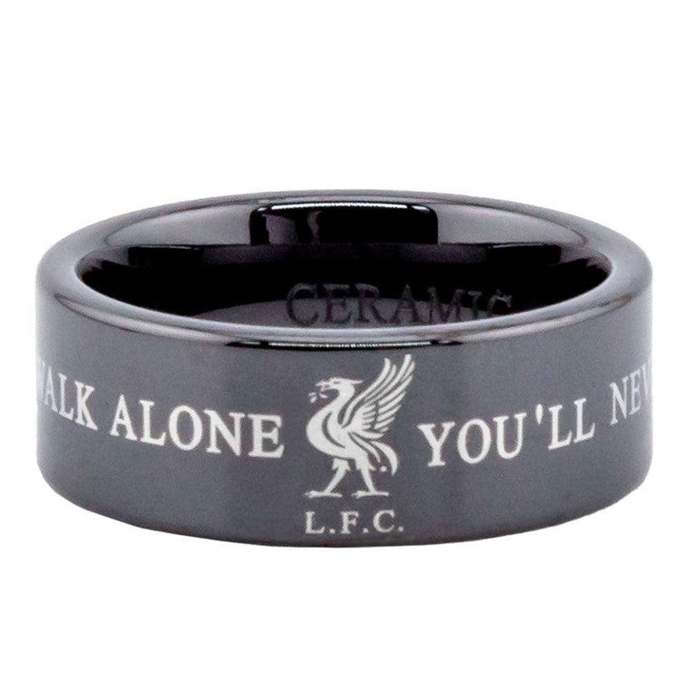 Liverpool FC Black Ceramic Ring Large – Trident