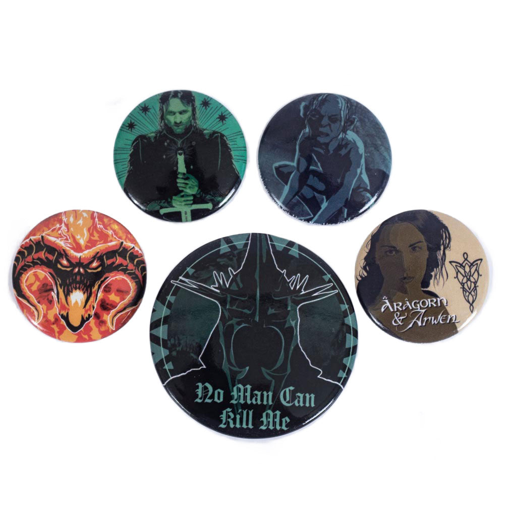The Lord Of The Rings Button Badge Set – Trident