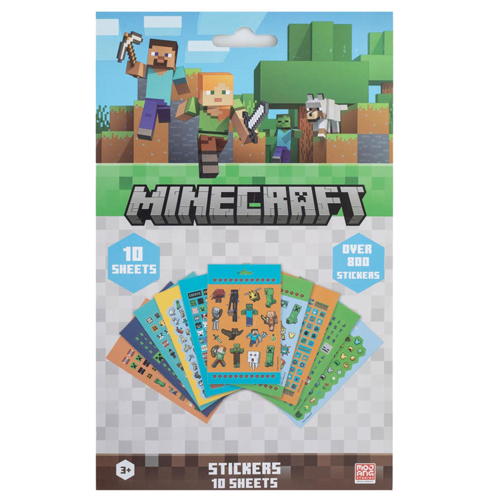 Minecraft 800pc Sticker Set – Trident