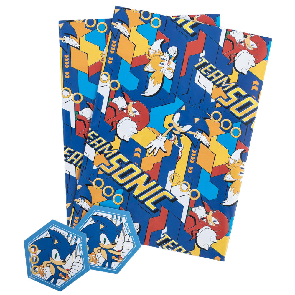 Sonic The Hedgehog Gift Wrap – Trident